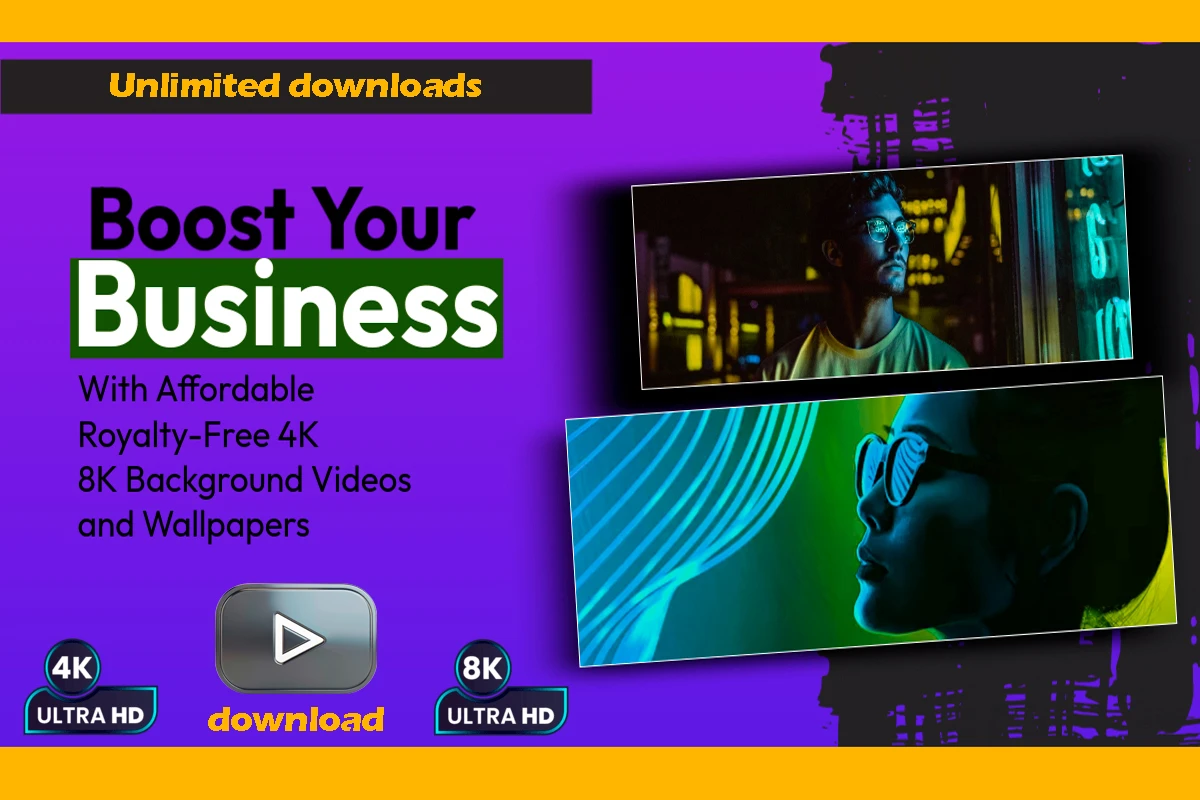 Boost Your Business with Affordable Royalty-Free 4K / 8K Background ...